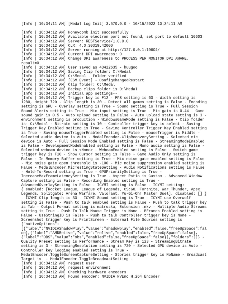 Medal Log 20221015 | PDF | Software | Computing