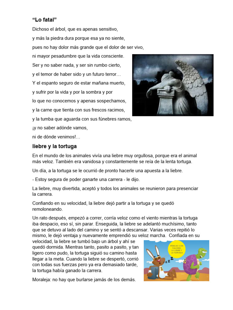 Lo Fatal | PDF | Poesía