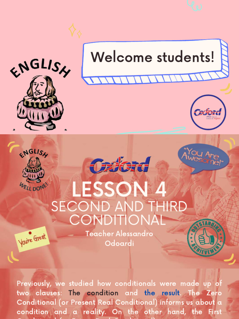 Advanced Lesson 4 - Second and Third Conditional | PDF | Linguistics