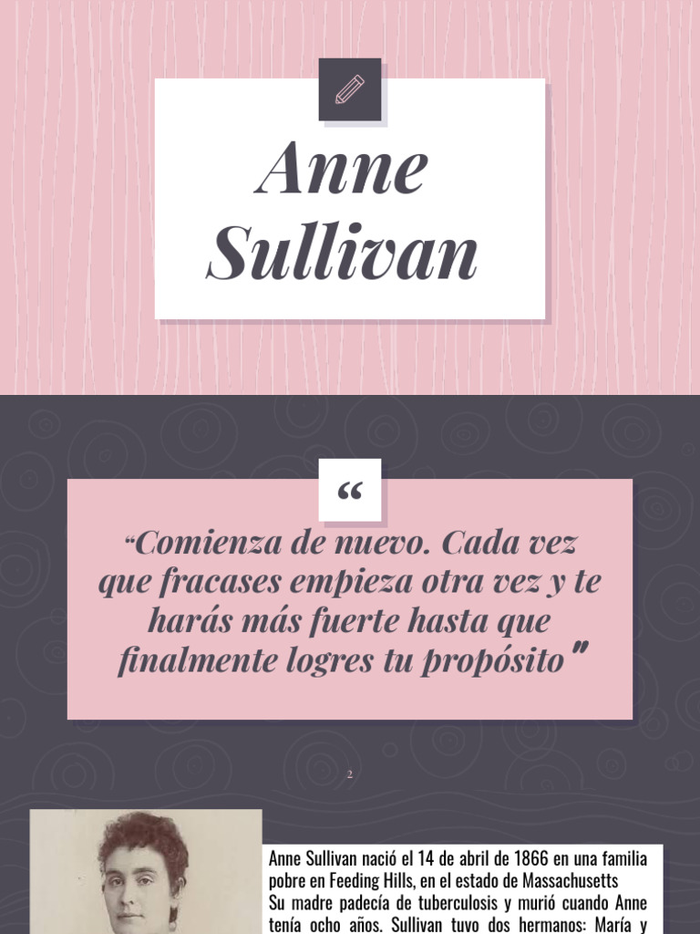 Anne Sullivan | PDF