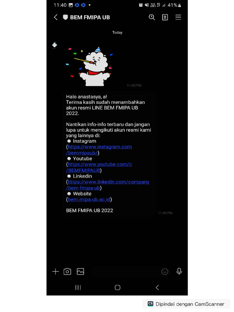 Official Account Line | PDF