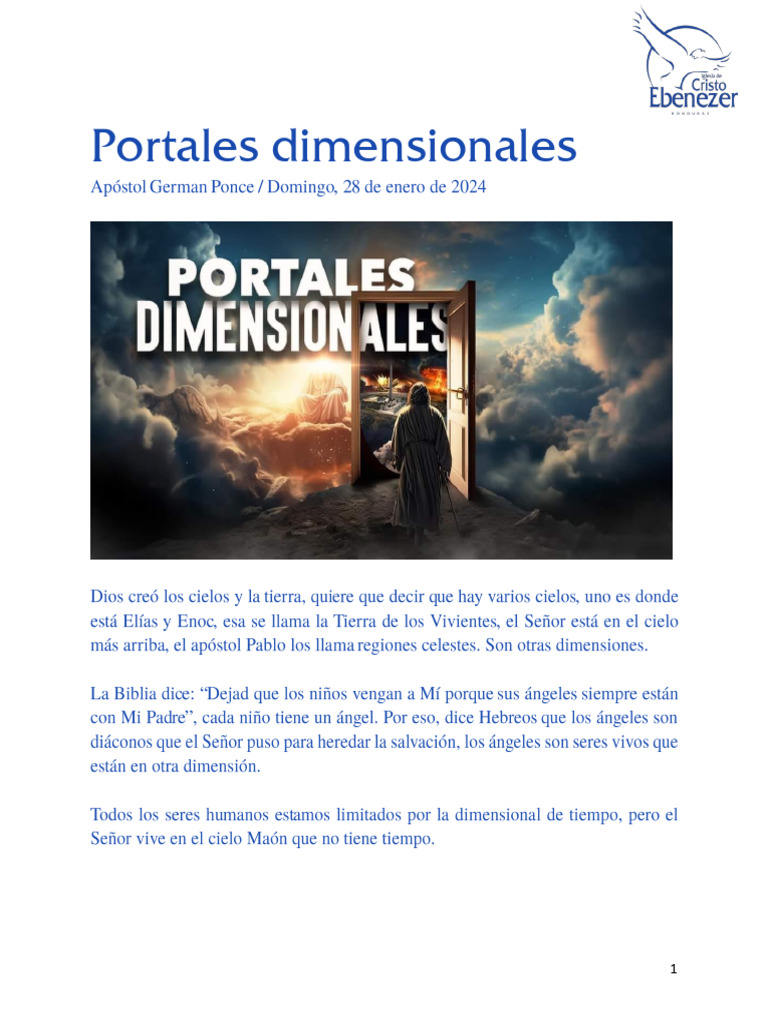 Portales Dimensionales | PDF