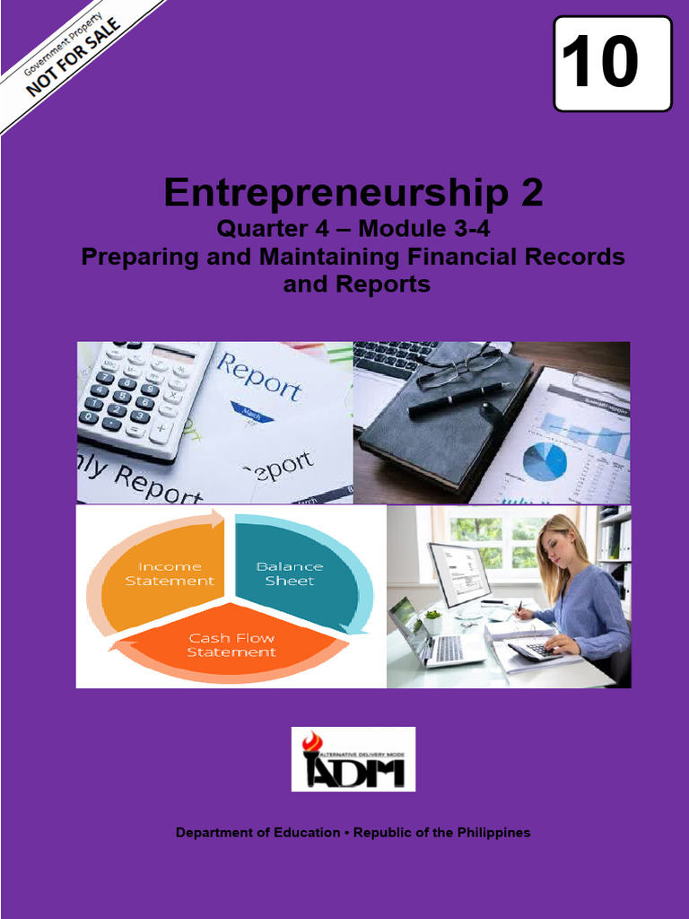 Tle 10 Entrepreneurship 2 Quarter 4 Module 3 Caligdong 4 1 | PDF ...