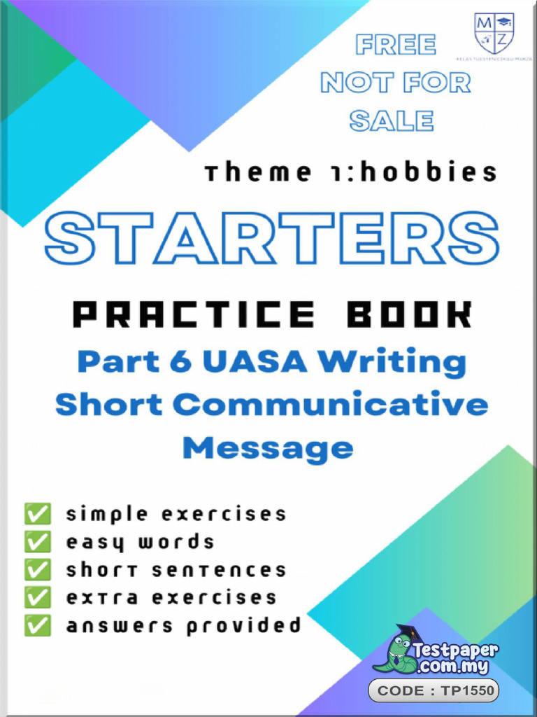 UASA_SHORT_COMMUNICATIVE_MESSAGE_THEME_HOBBIES_01 | PDF