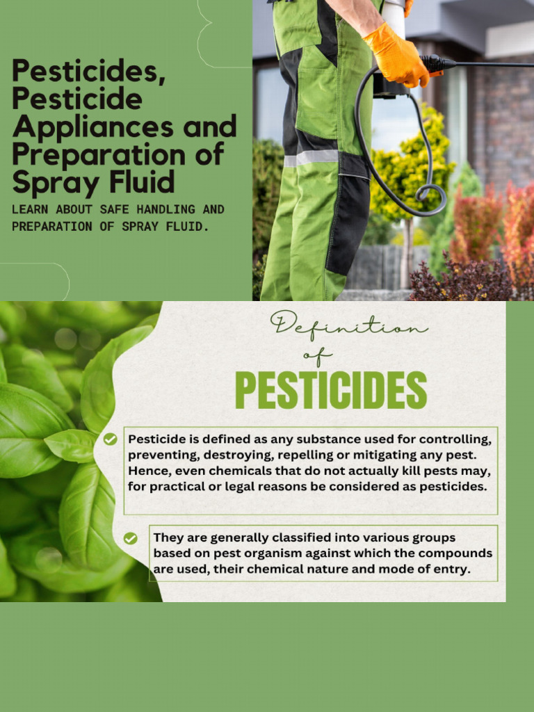 Pesticide Classification and Safety Guide | PDF | Pesticide | Pest ...