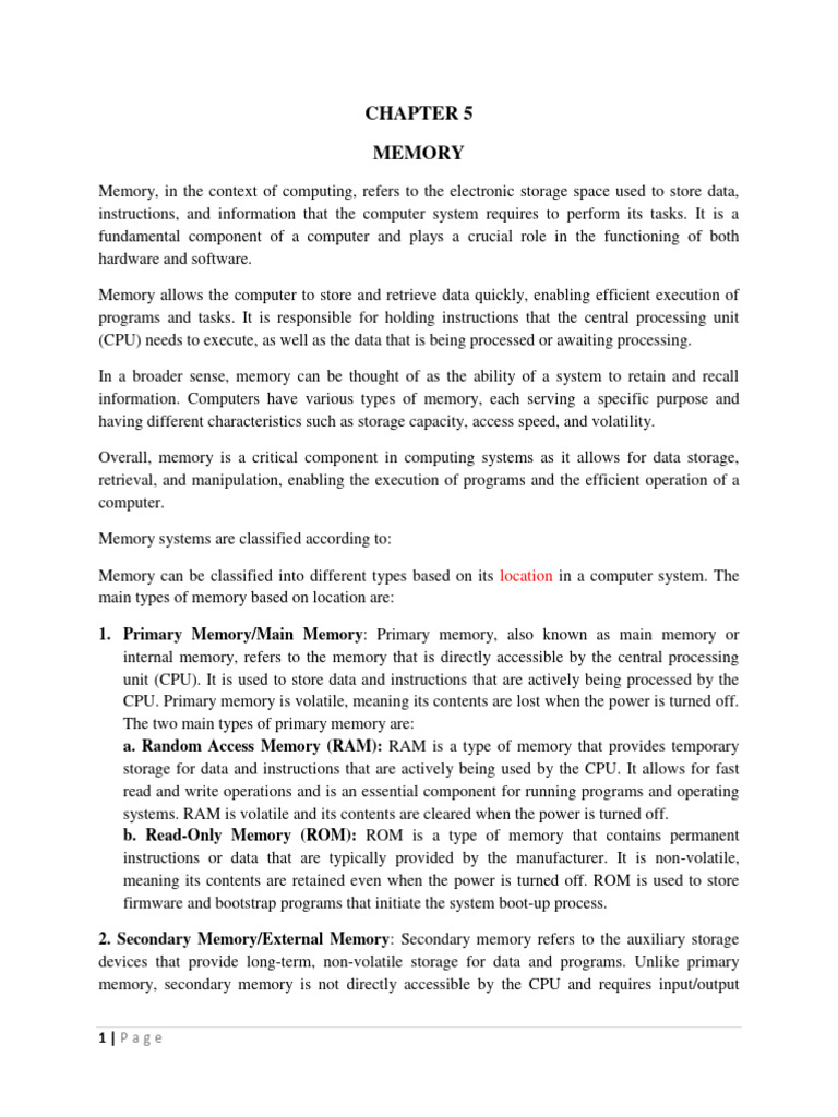 Chapter 5 | PDF | Computer Data Storage | Cpu Cache