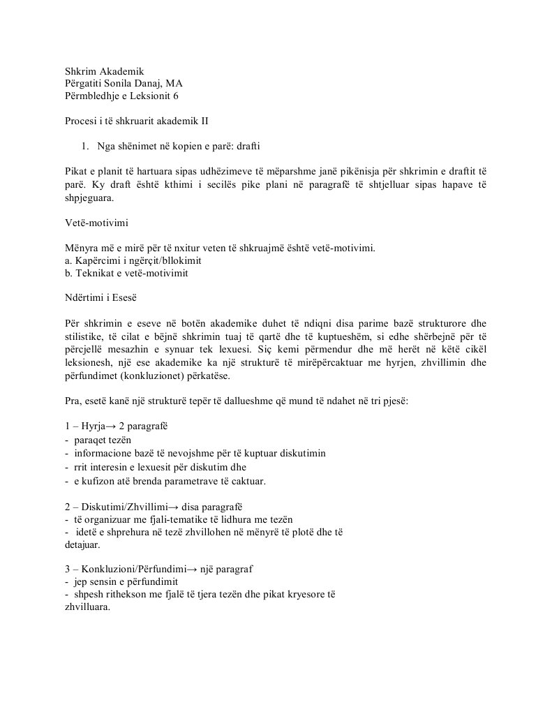 Shkrim Akademik | PDF