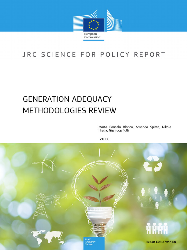 EU Generation Adequacy Review | PDF | Electricity Generation ...