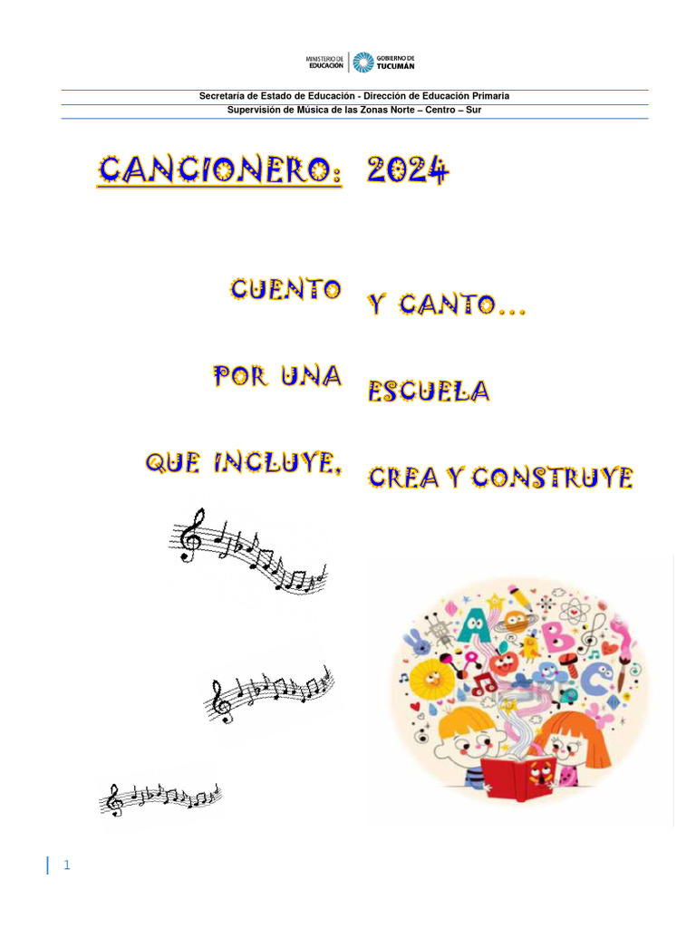 Letras Cancionero 2024-1 | PDF | Ajedrez