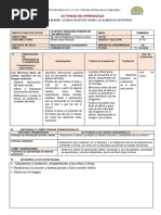 Sesion El Cuerpo Ciencia Segundo Grado | PDF | Aprendizaje | Evaluación