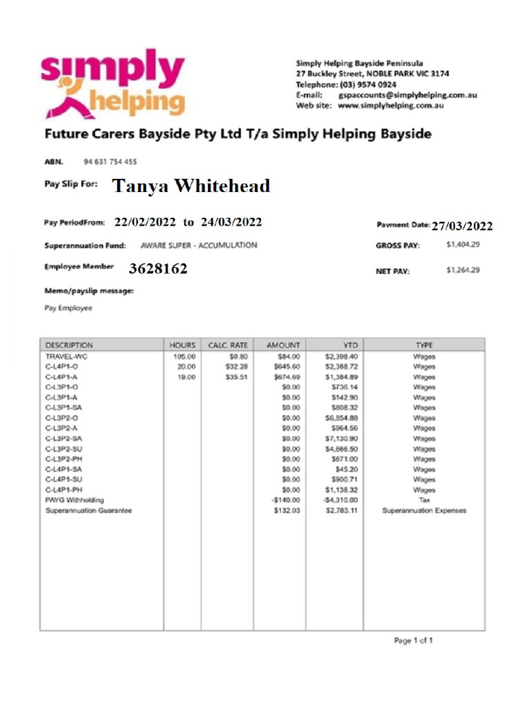 my payslip | PDF