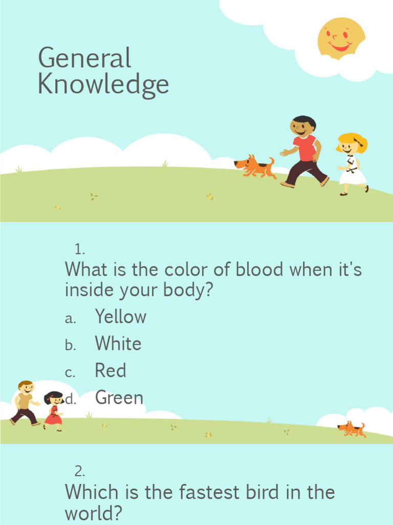 General Knowledge 2 | PDF | Egyptian Pyramids | Blood