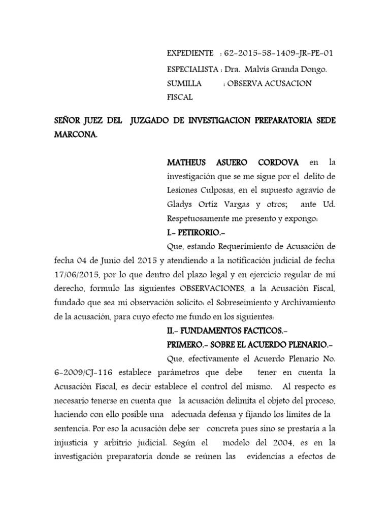 Modelo de Sobreseimiento | PDF | Fiscal | Derecho penal
