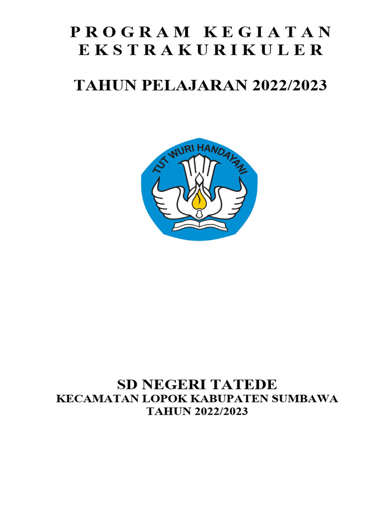 Buku Ekstrakurikuler 2022 2023 | PDF