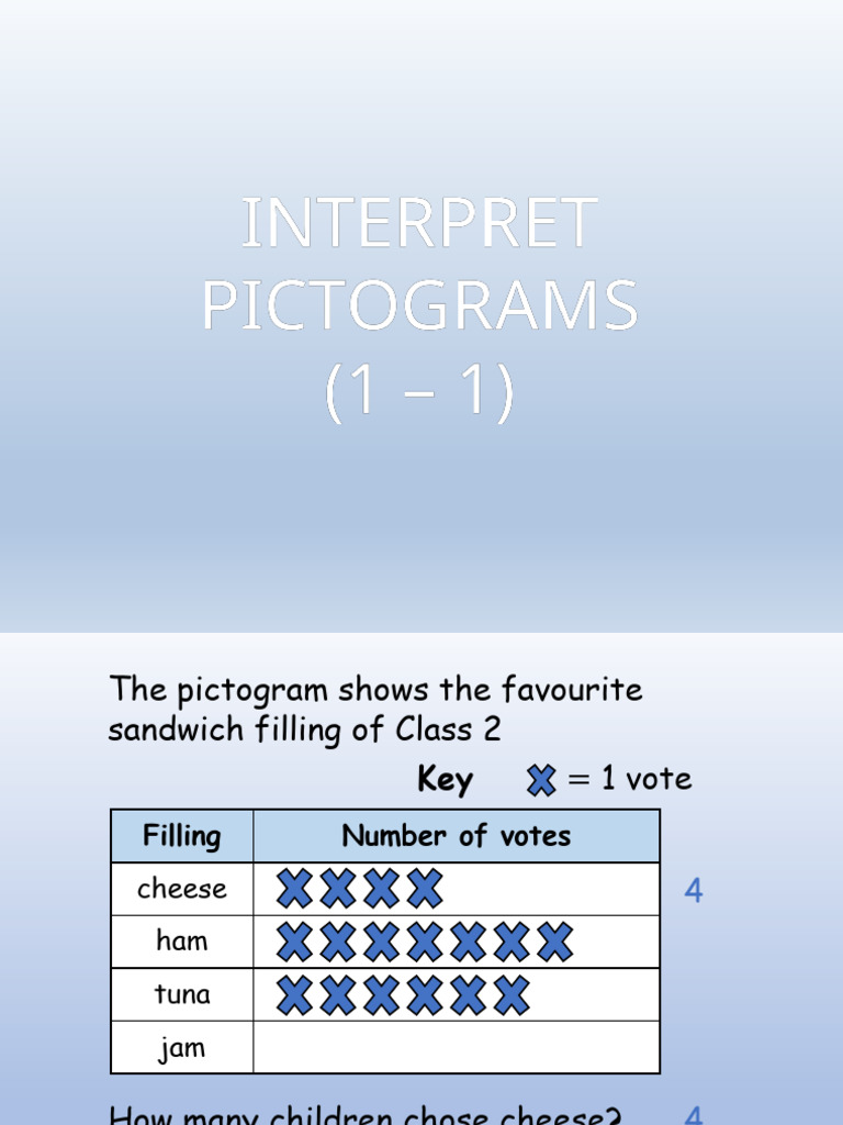 (TS8) Interpret Pictograms 1 To 1 | PDF | Sports & Recreation | Cooking ...
