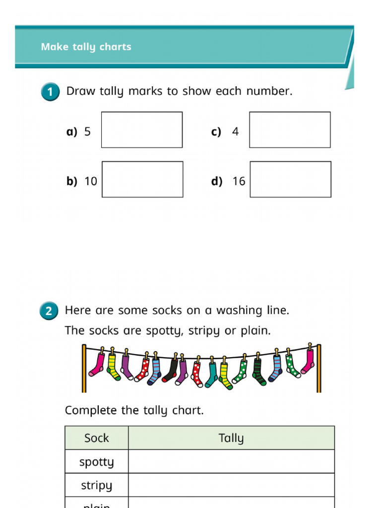 (LW9) Make Tally Charts | PDF