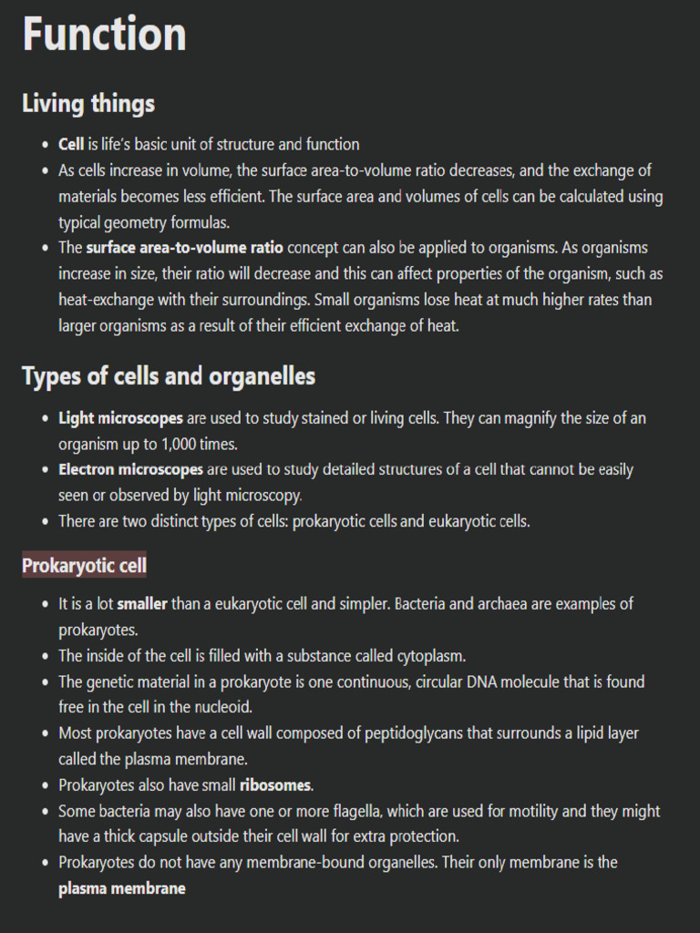 Cell Structure | PDF