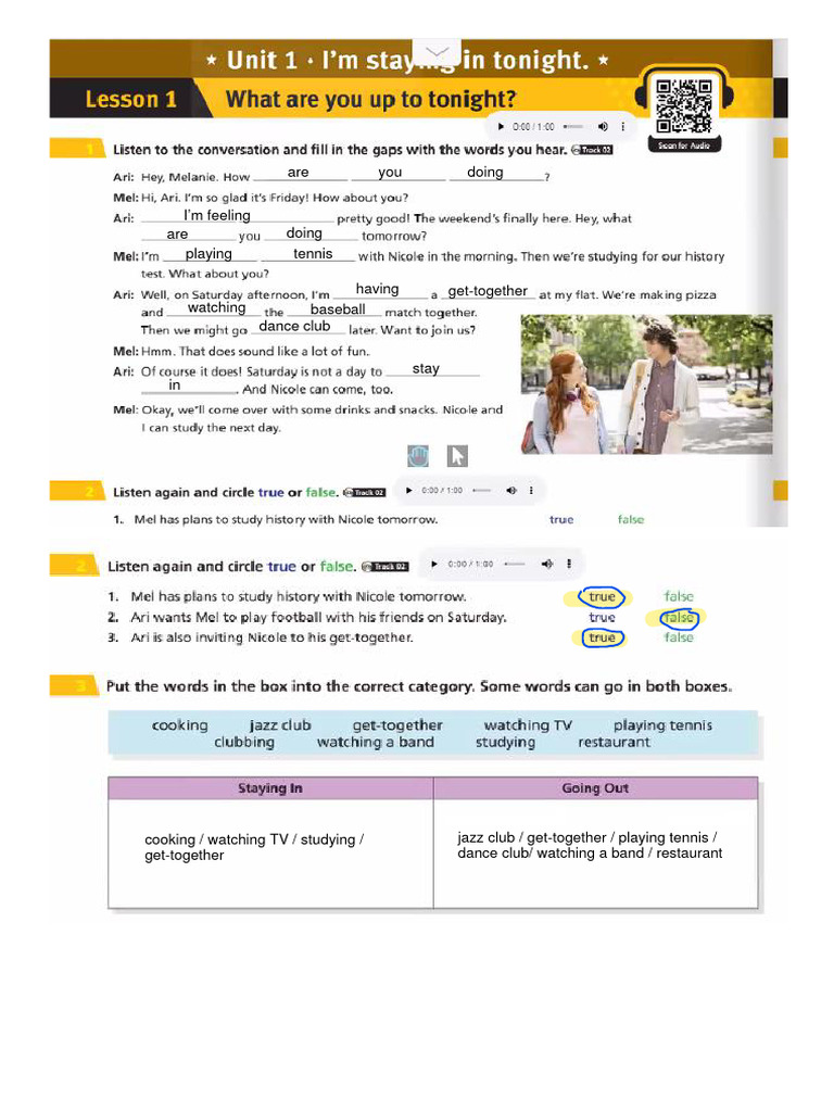 Workbook - Unit 1 | PDF