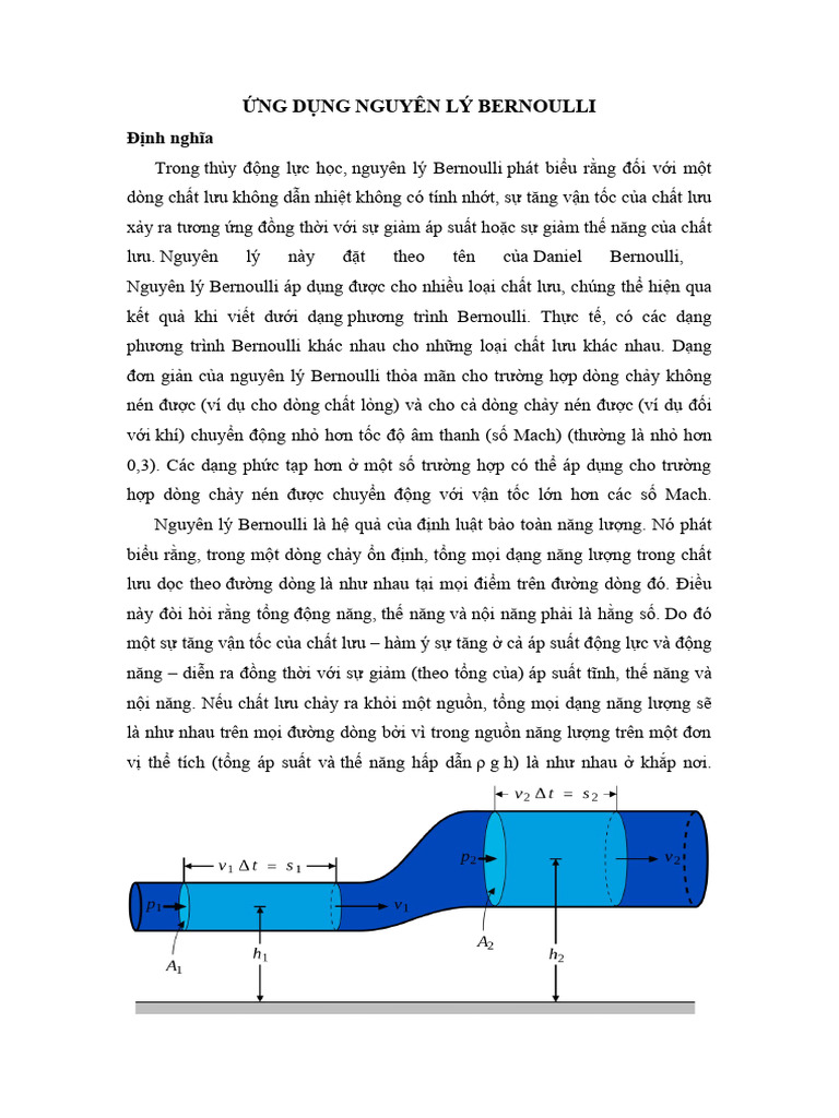 NG D NG Nguyên Lý Bernoulli | PDF