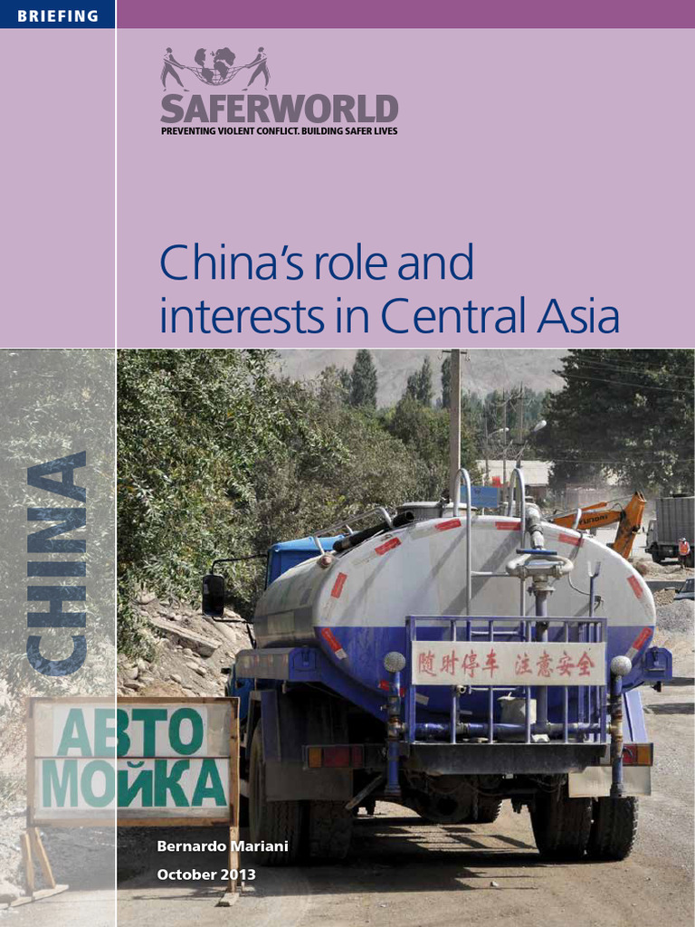Chinas Role and Interests in Central Asia | PDF | Central Asia | China