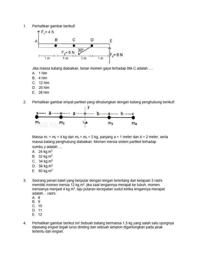 Latihan Soal Sat 1 | PDF