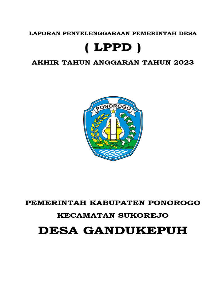 LPPD Desa Tahun 2023 | PDF
