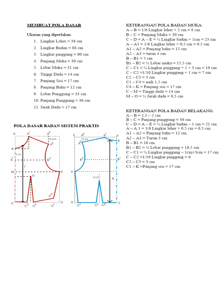 Membuat Pola Dasar Sistem Praktis | PDF