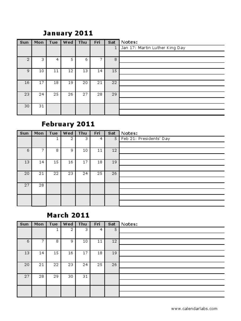 January 2011: Sun Mon Tue Wed Thu Fri Sat | PDF