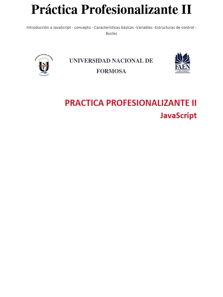 Unidad 4 Javascript | PDF | Script Java | Lenguaje de programación