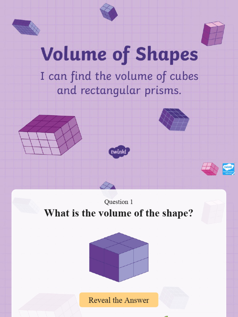 Us2 M 289 Volume of Shapes Activity Powerpoint English Ver 2 | PDF