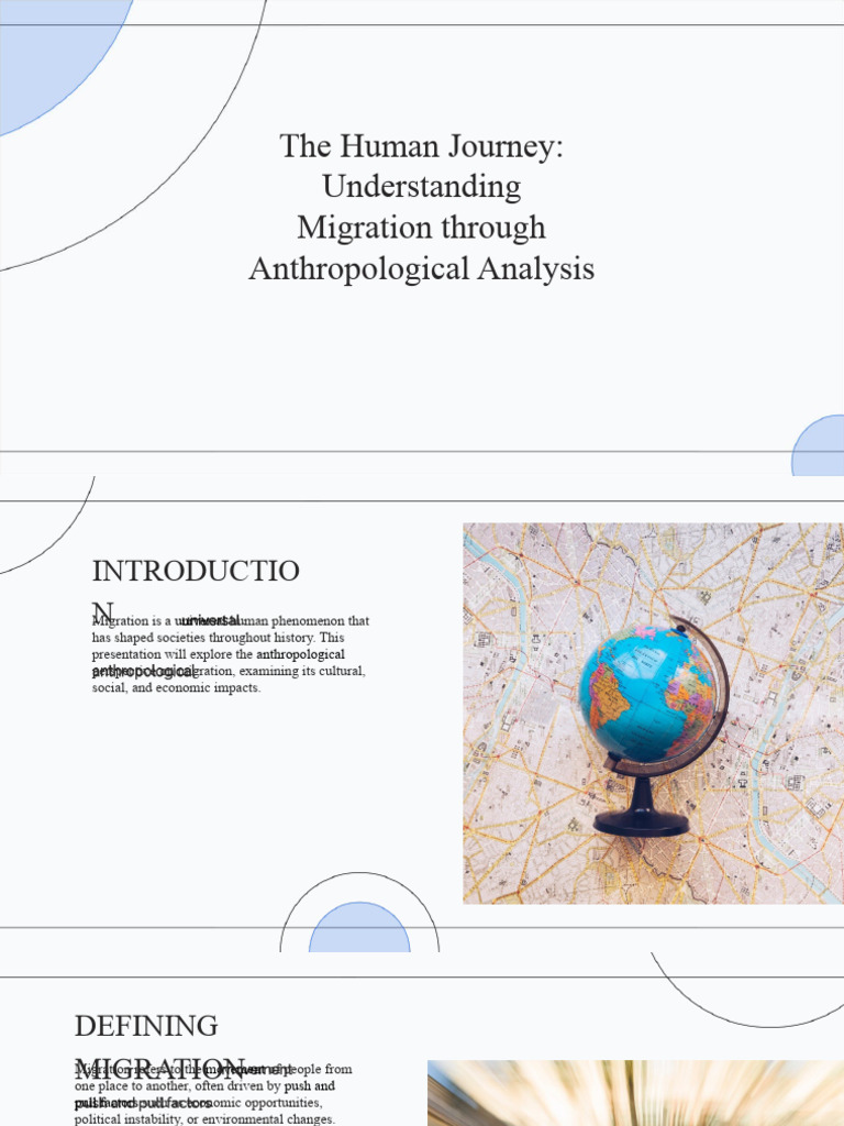 Slidesgo the Human Journey Understanding Migration Through Anthropological Analysis ...