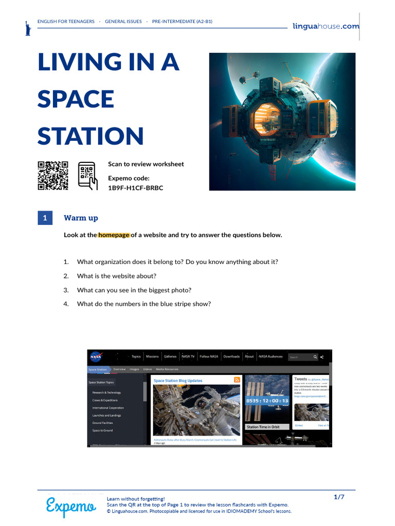 Life Aboard the International Space Station | PDF | International Space ...
