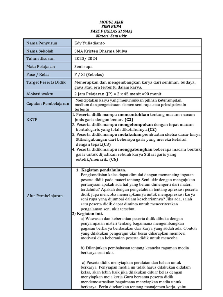 Modul Ajar EDY | PDF