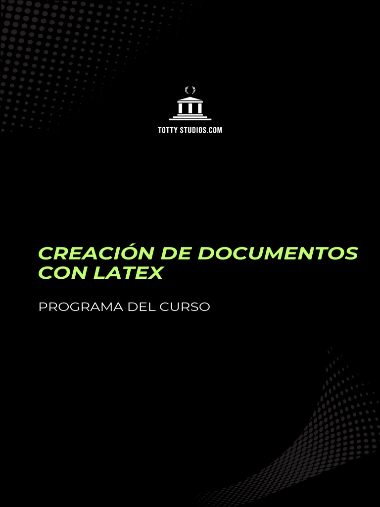 Programa Del Curso de LaTex | PDF | Informática