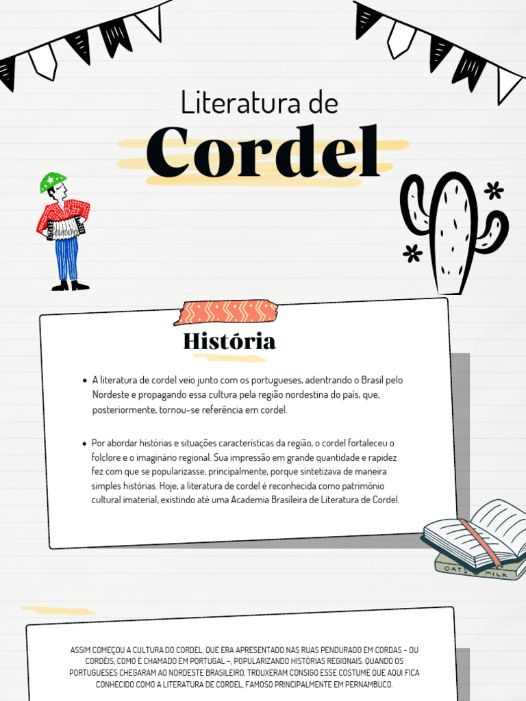 Características da Literatura de Cordel | PDF