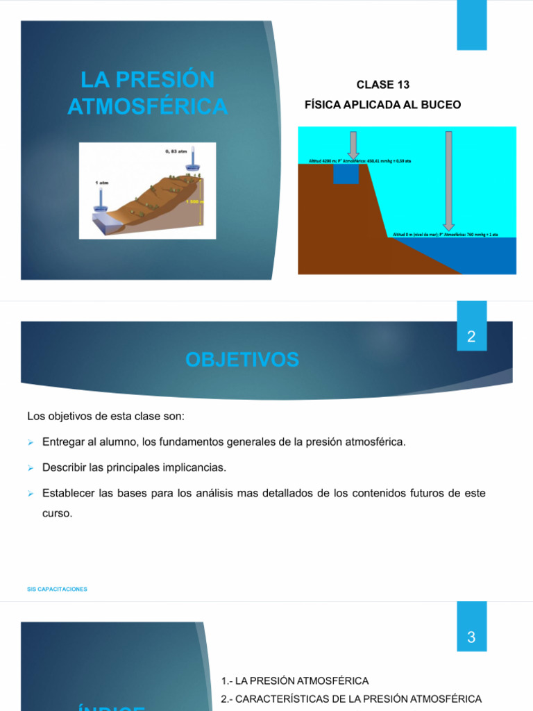 Clase 13, La Presión Atmosférica | PDF