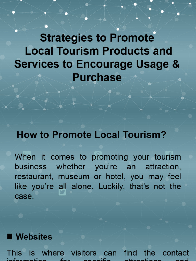 Promoting Local Tourism Effectively | PDF | Tourism | Business Economics