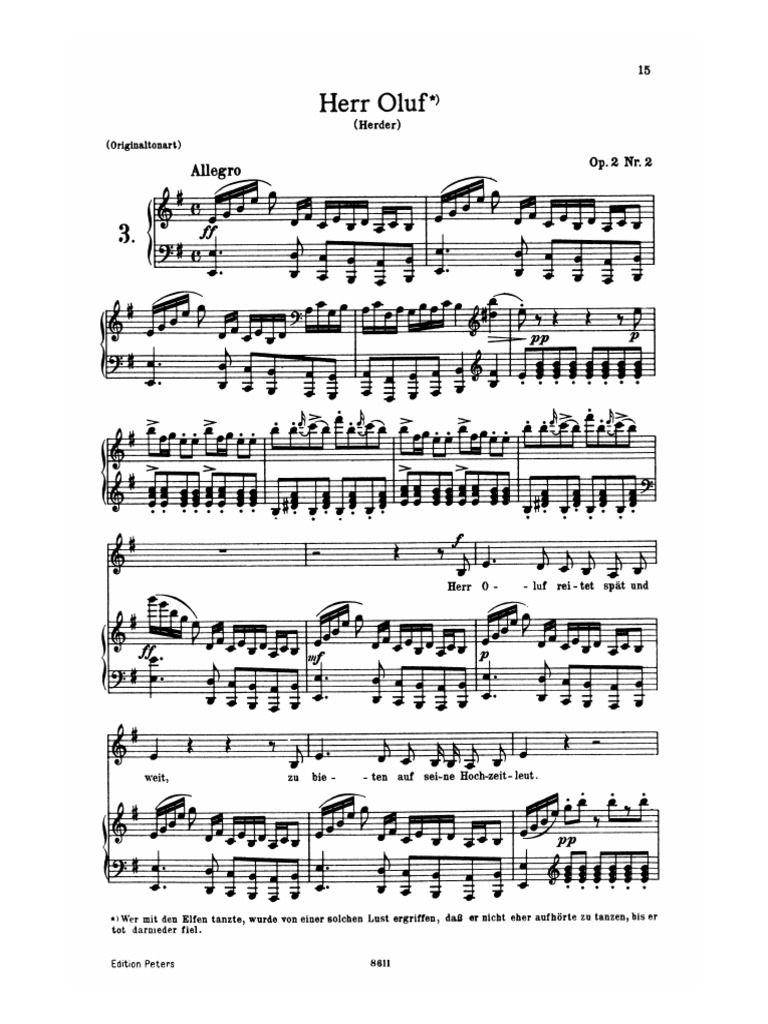 Herr Oluf by Loewe | PDF