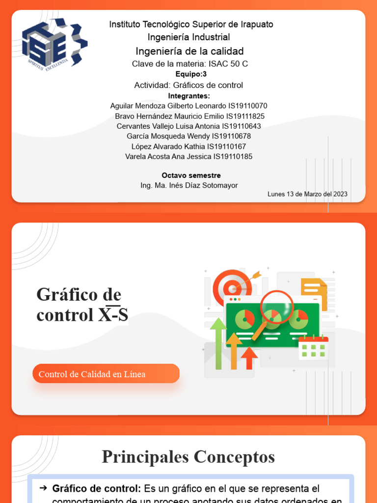 Control de Calidad en Línea (Gráficos de Control) XS | PDF | Desviación Estándar