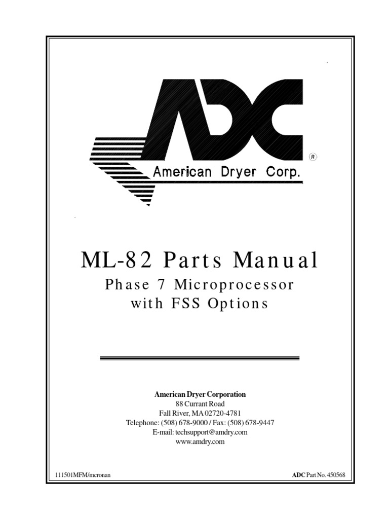 ML 82 Phase 7 Microprocessor With FSS Options PN 450568 | PDF | Belt ...