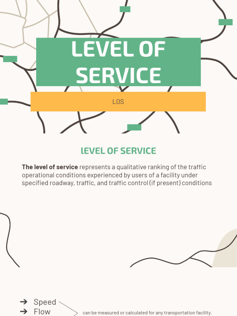 Traffic Level of Service Analysis | PDF | Transport | Transport ...