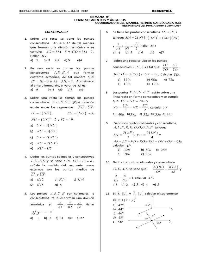 Geometria Hernan Garcia Saba | PDF | Euclides | Geometría euclidiana