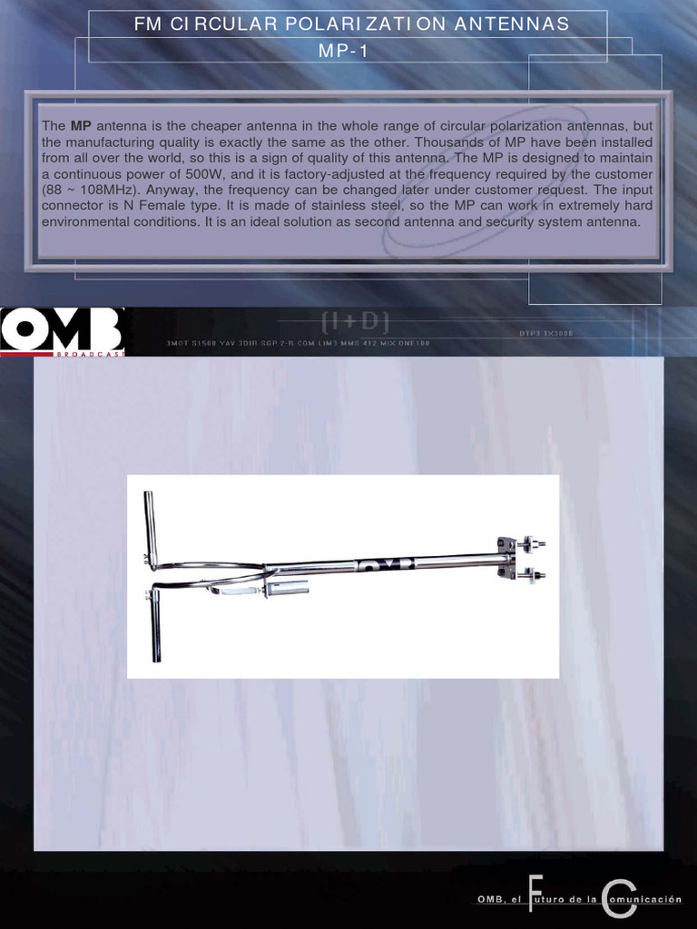 Antenna OMB | PDF | Science & Mathematics | Computers