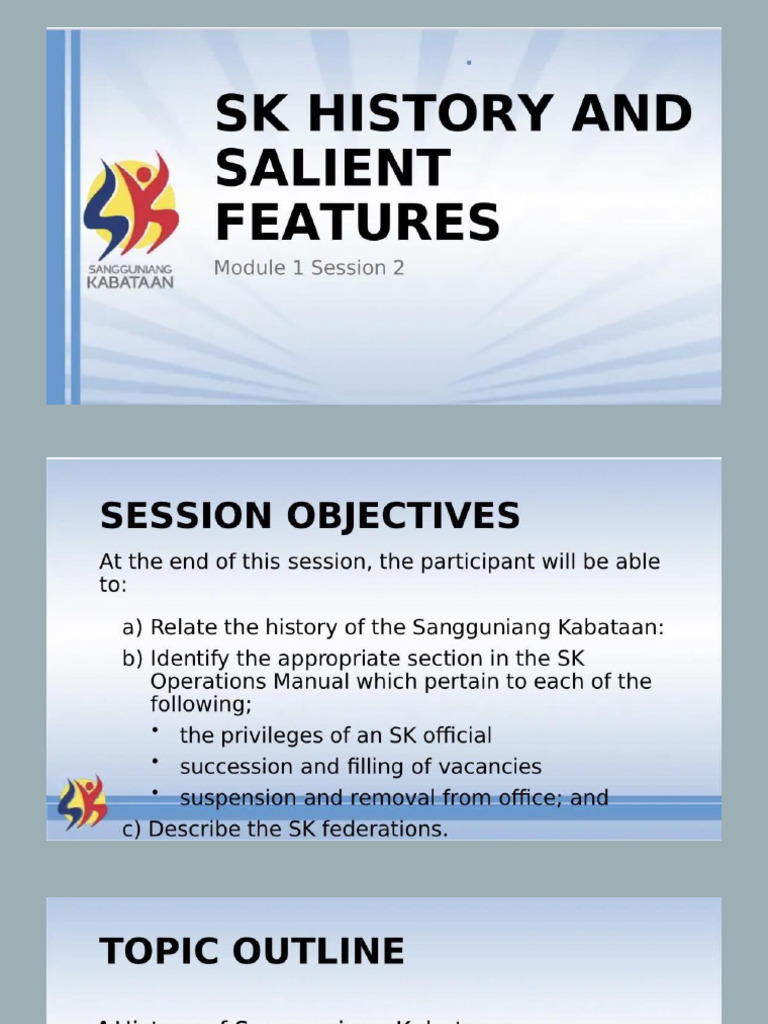 SK-History-and-Salient-Features | PDF