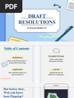 Draft Resolutions-MUN | PDF