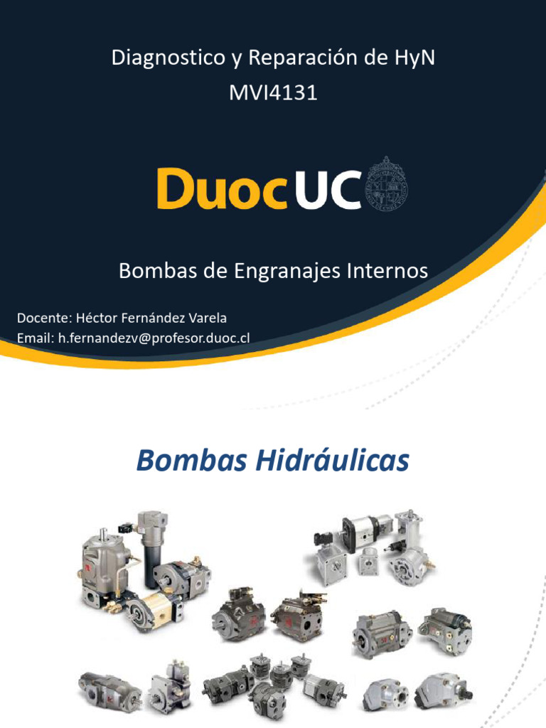3.6 - Bombas de Engranajes Internos | PDF | Engranaje | Viscosidad