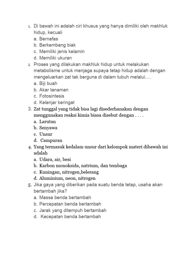 Soal Projek Ipas SMK Uas | PDF