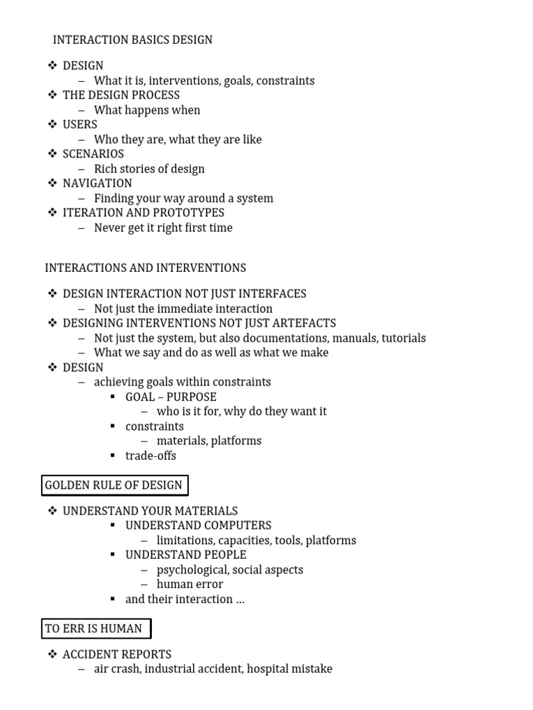 Interaction Basics Design | Download Free PDF | World Wide Web | Internet & Web