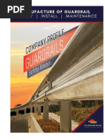 Guardrail Installation Method | PDF | Road | Manufactured Goods