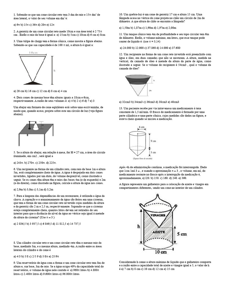 CONE 2 | PDF | Geometria Clássica | Geometria Elementar